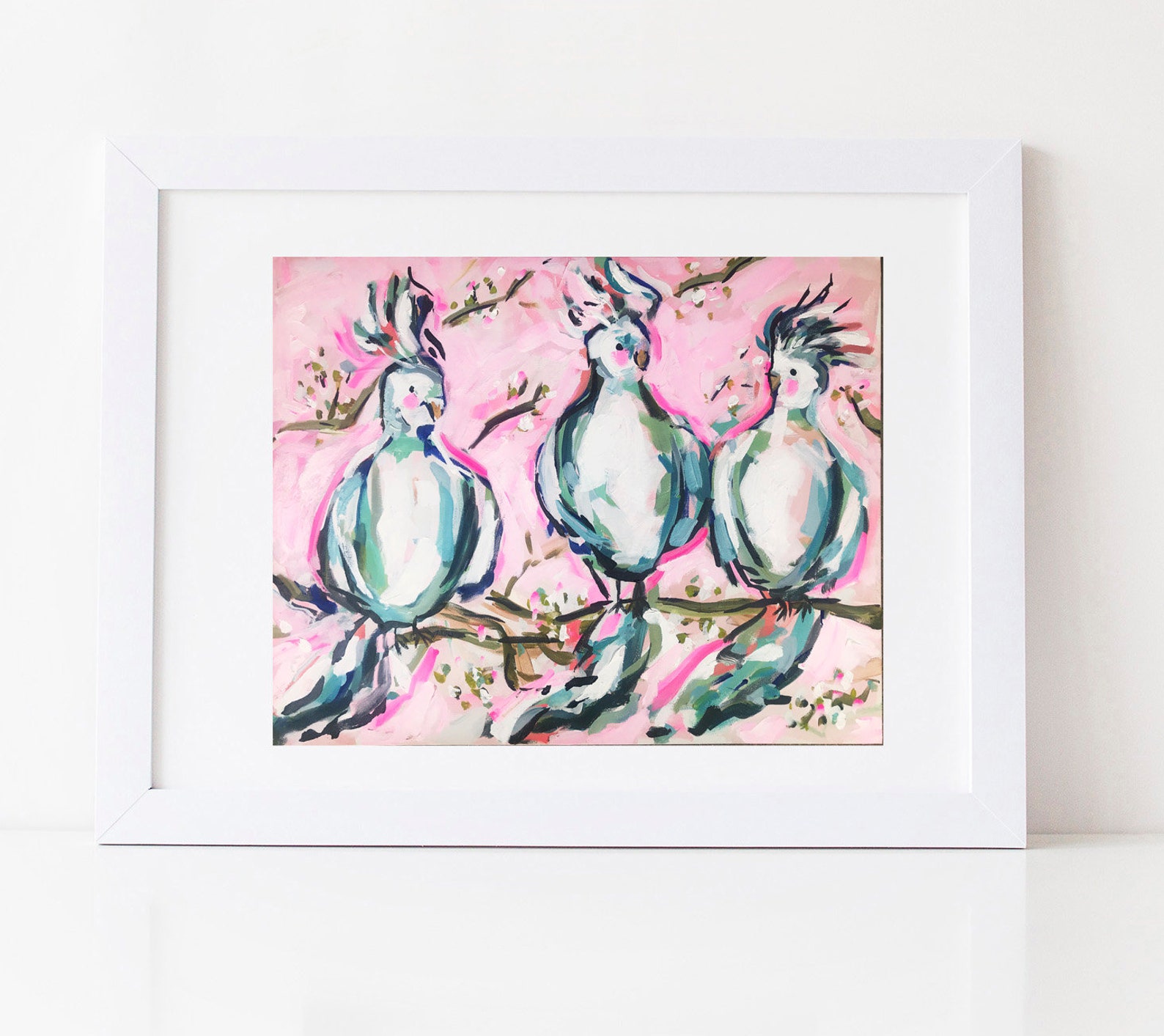 PRINT on Paper or Canvas three Little Birds - Etsy