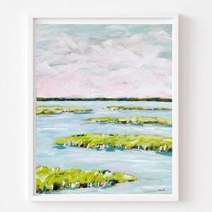 PRINT of Marsh on Paper or Canvas, "early Morning Marsh" - Etsy