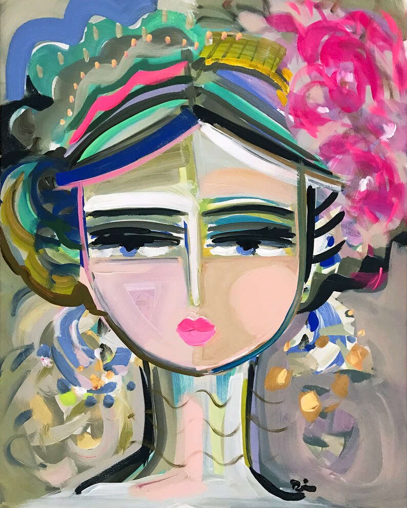 PRINT on Paper or Canvas, "jessa" - Etsy