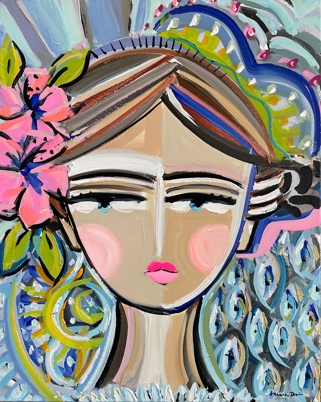 PRINT on Paper or Canvas, "sue" - Etsy