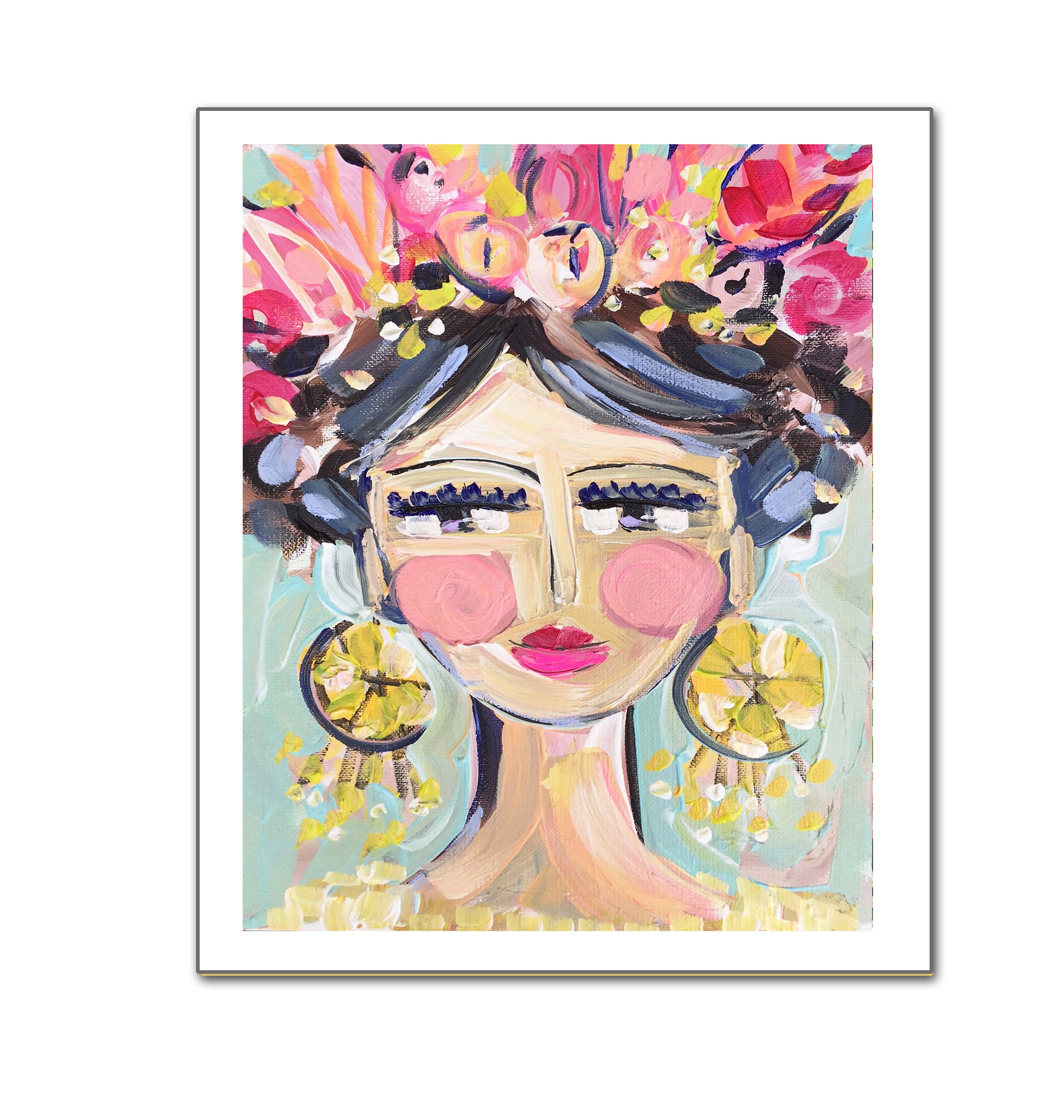PRINT on Paper or Canvas, "jess" - Etsy