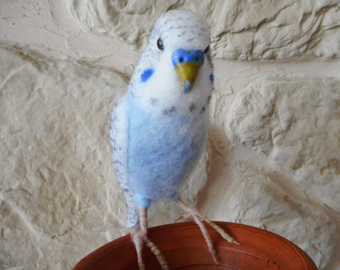 Needle Felted Budgie, Felted Cockatiel, Felted Bird, Felted Parrot ...