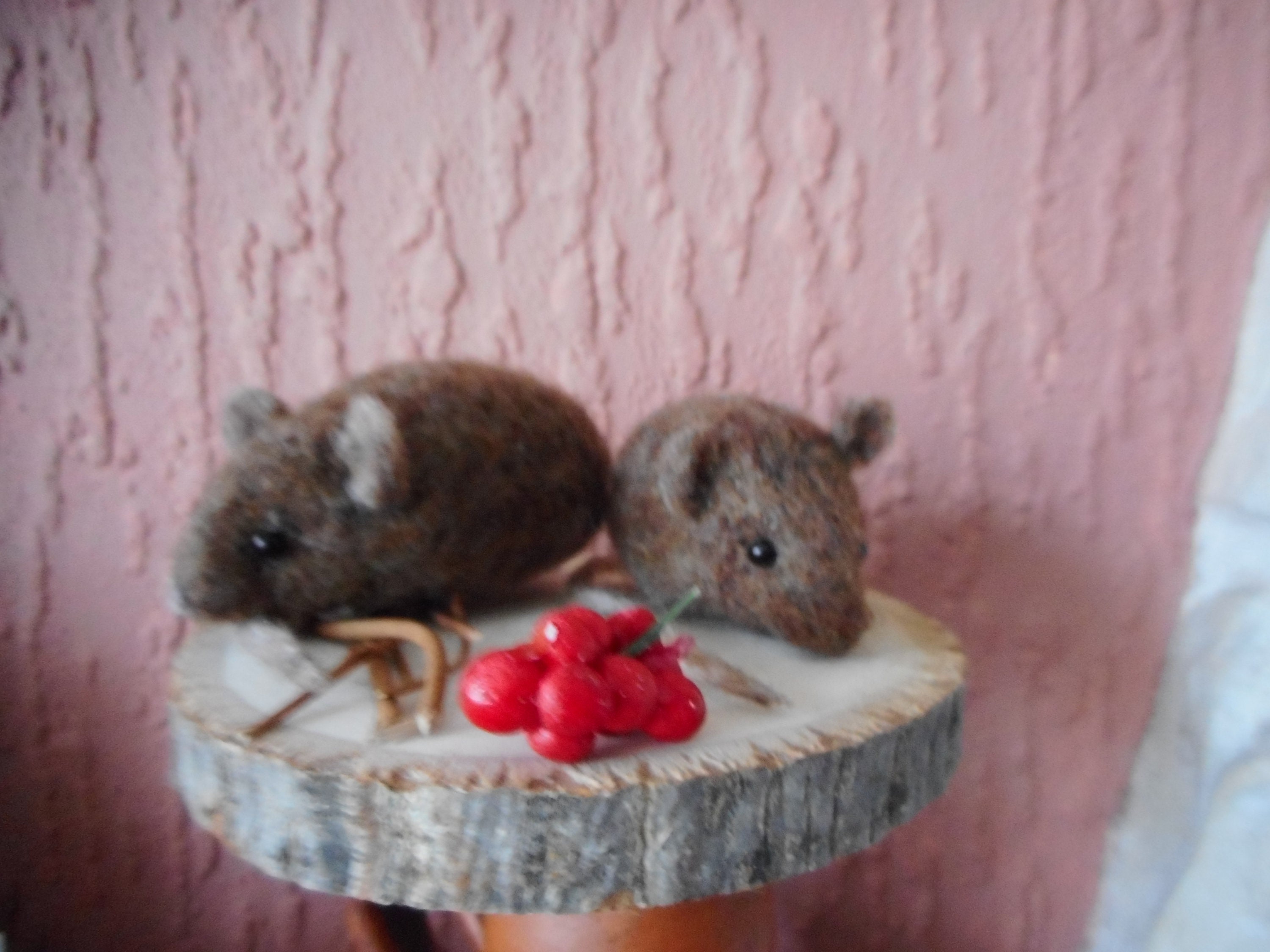 Needle Felted Life Size Mouse Brown Mouse Mouse Statue - Etsy