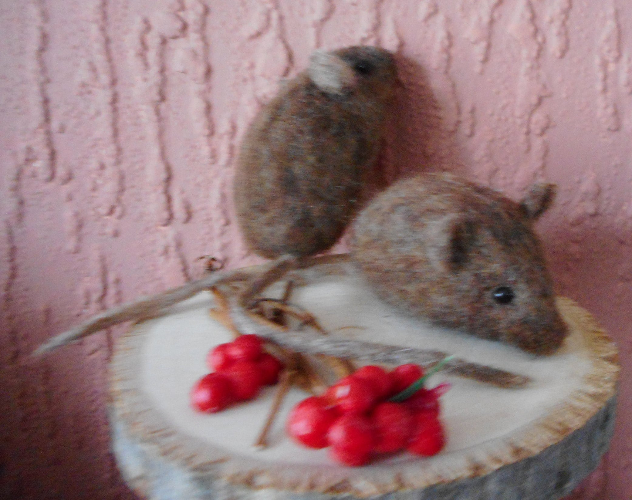 Needle felted life size mouse brown mouse mouse statue | Etsy