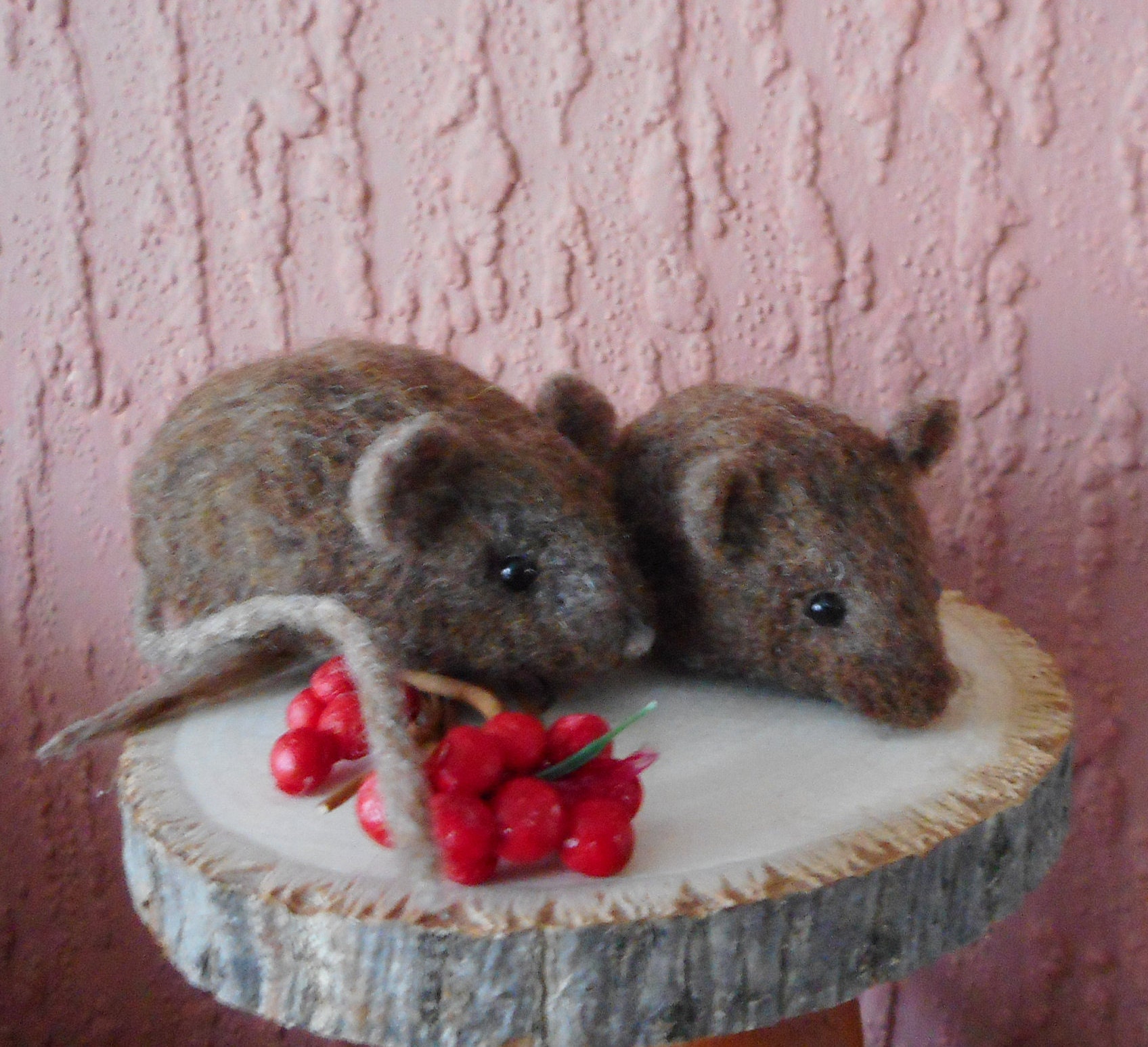 Needle Felted Life Size Mouse Brown Mouse Mouse Statue - Etsy