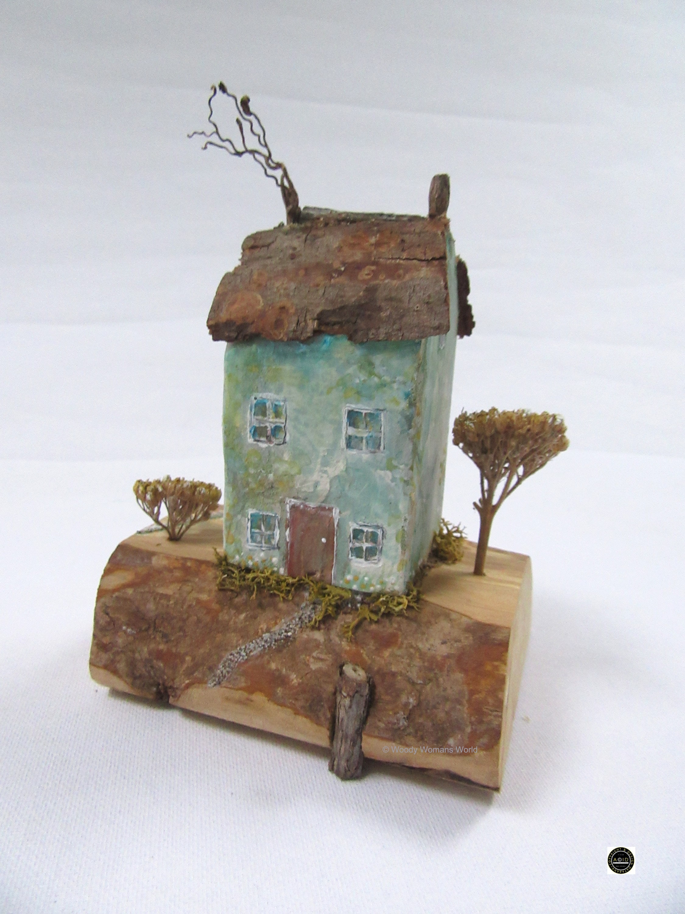 Driftwood * Wooden Cottage * Rustic ornament * Wooden Ornament ...