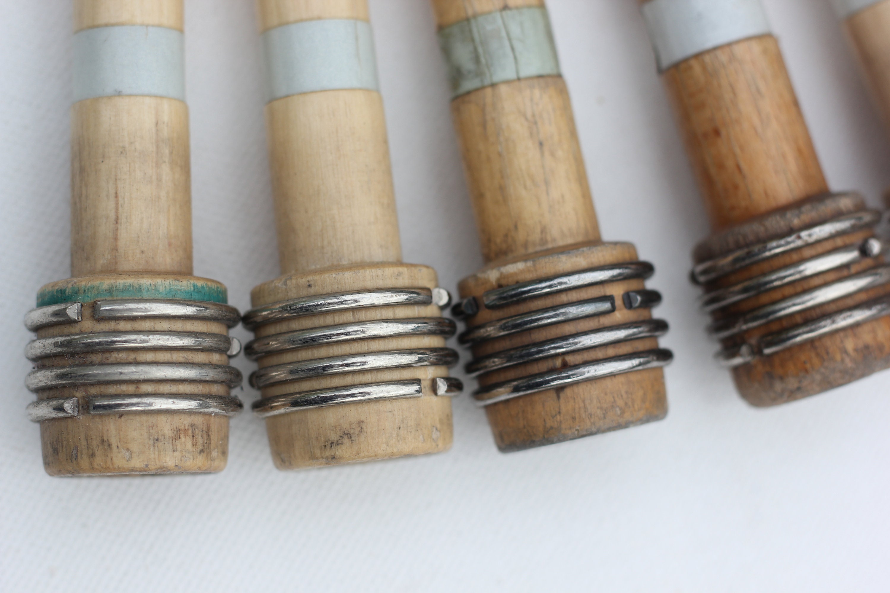 Vintage Wooden Weaving Shuttle Pirn Quill Bobbins, Solid Beech Wood ...
