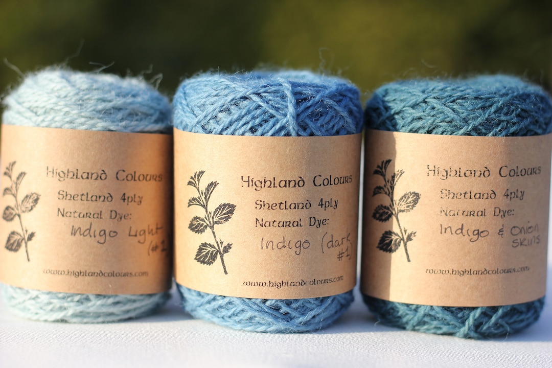 Shetland Yarn, Plant Dyed, 4ply Sock Fingering Jumper Weight, Spun in ...