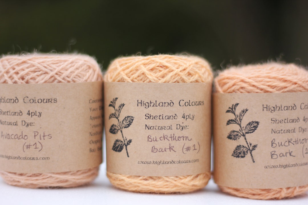 Shetland Yarn, Plant Dyed, 4ply Sock Fingering Jumper Weight, Spun in ...
