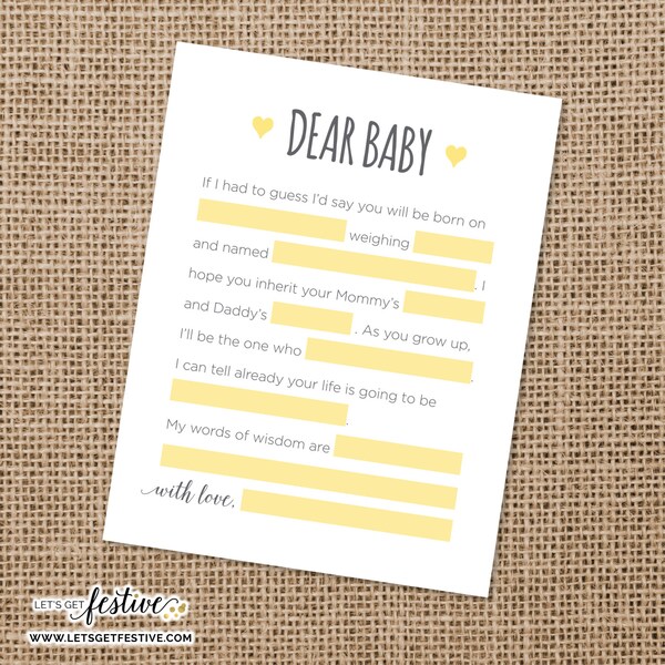 Baby Dear - Etsy