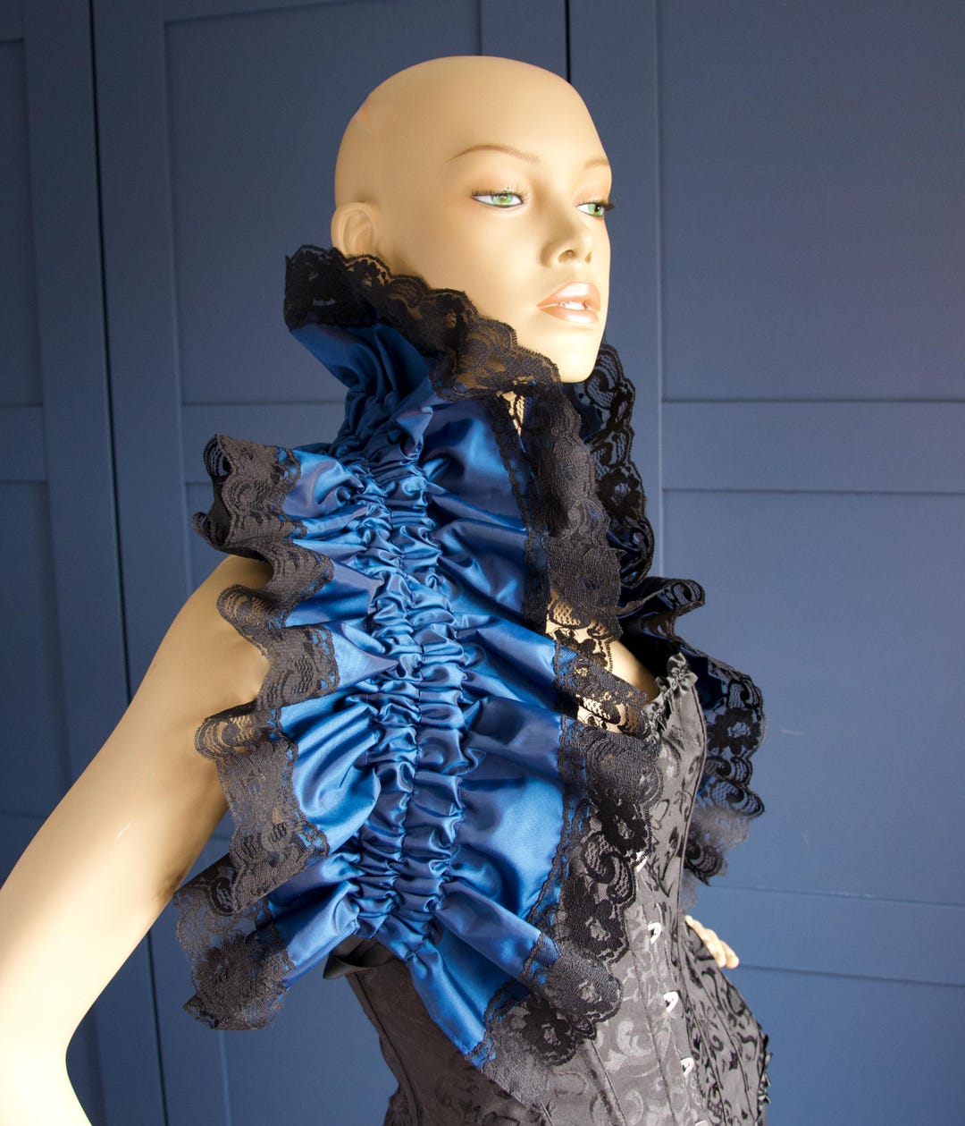 Victorian Gothic Opera Shrug. Steampunk Burlesque Ruffle Bolero. Royal ...