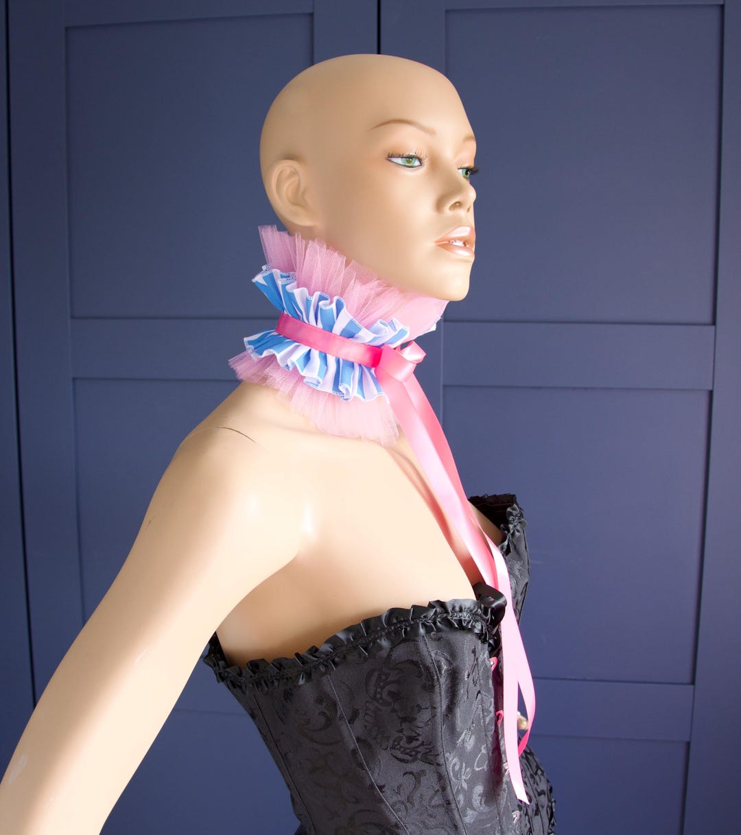 Clown Circus Collar. Rainbow Burlesque Carnival. Victorian Steampunk ...