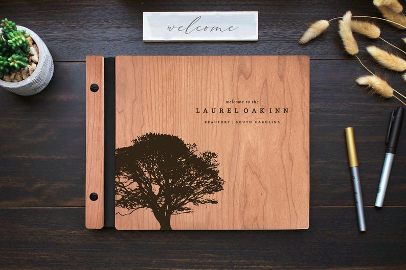 Oak Tree Airbnb Guest Book | Southern Oak Tree Guest Welcome Book ...