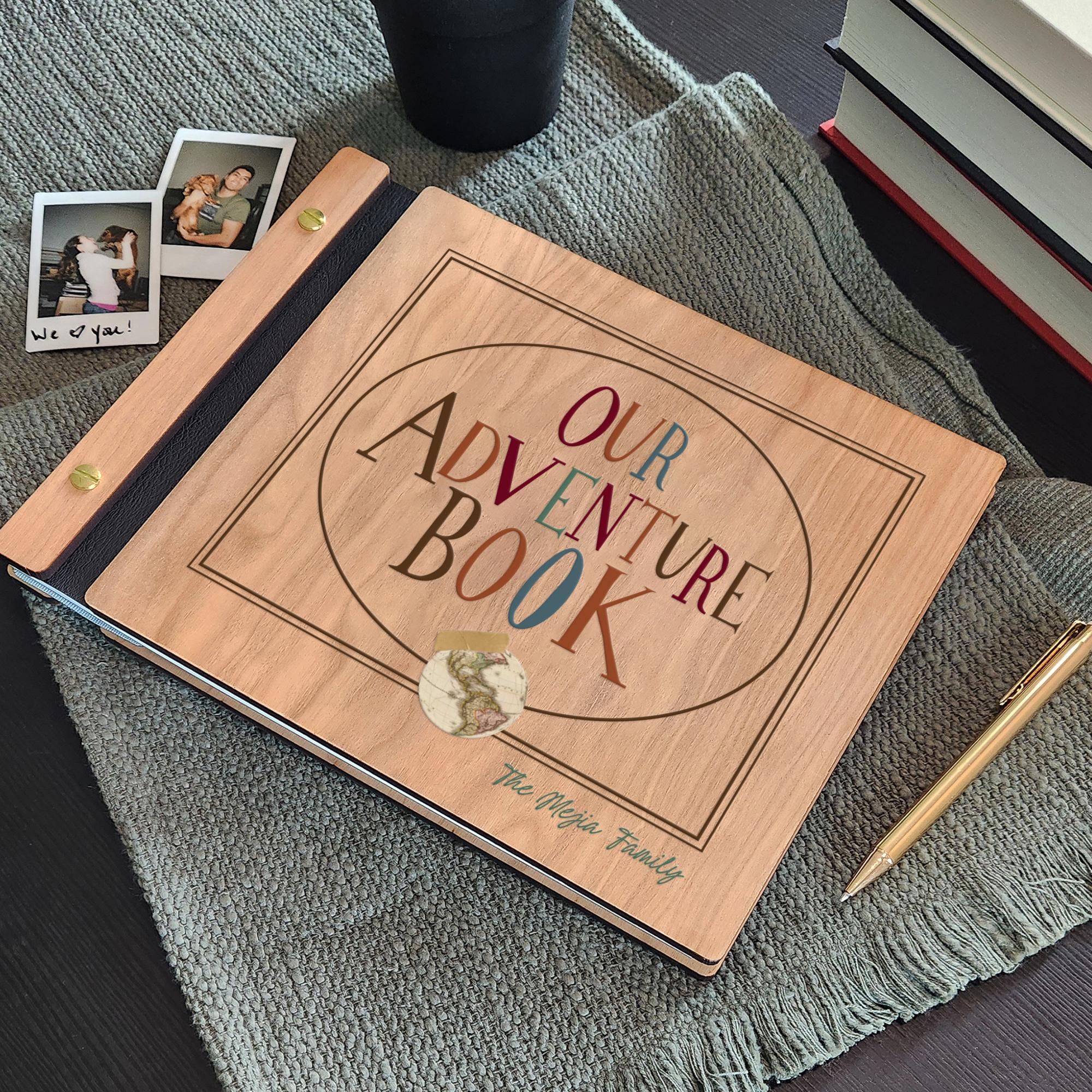 Personalized Our Adventure Book Scrapbook, Our Adventure Book Album ...