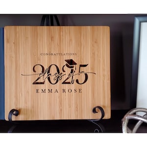 2025 Graduation Party Guest Book College or High School Graduation Gift ...
