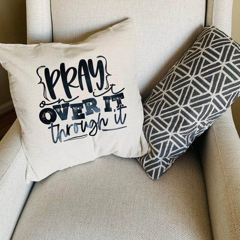Pray Pillow - Etsy