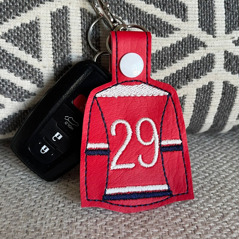 Hockey Keychain - Etsy