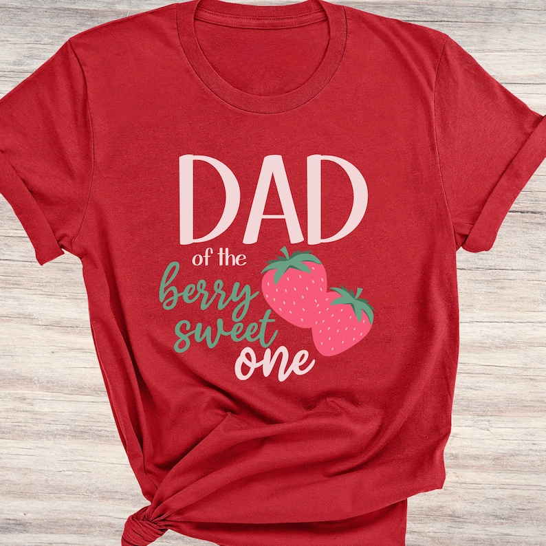 Berry First Birthday Matching Family T-shirts: Strawberry 1st Birthday ...