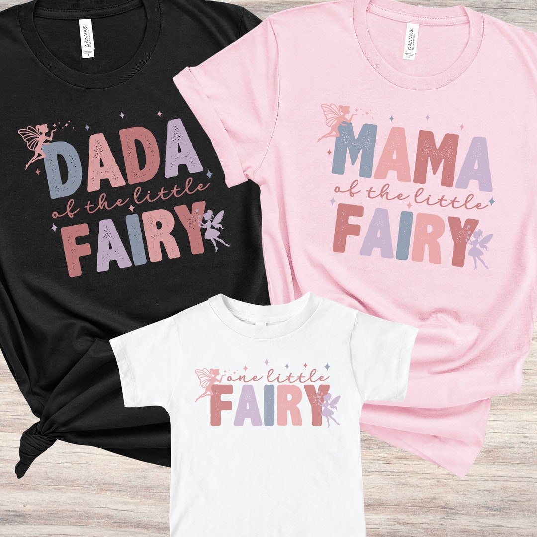 Fairy Birthday Family Shirts, Magical Floral Fairy Birthday Outfit ...