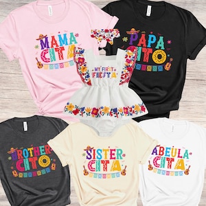 Uno Fiesta Birthday Shirt, My First Fiesta Shirts, Family Matching ...