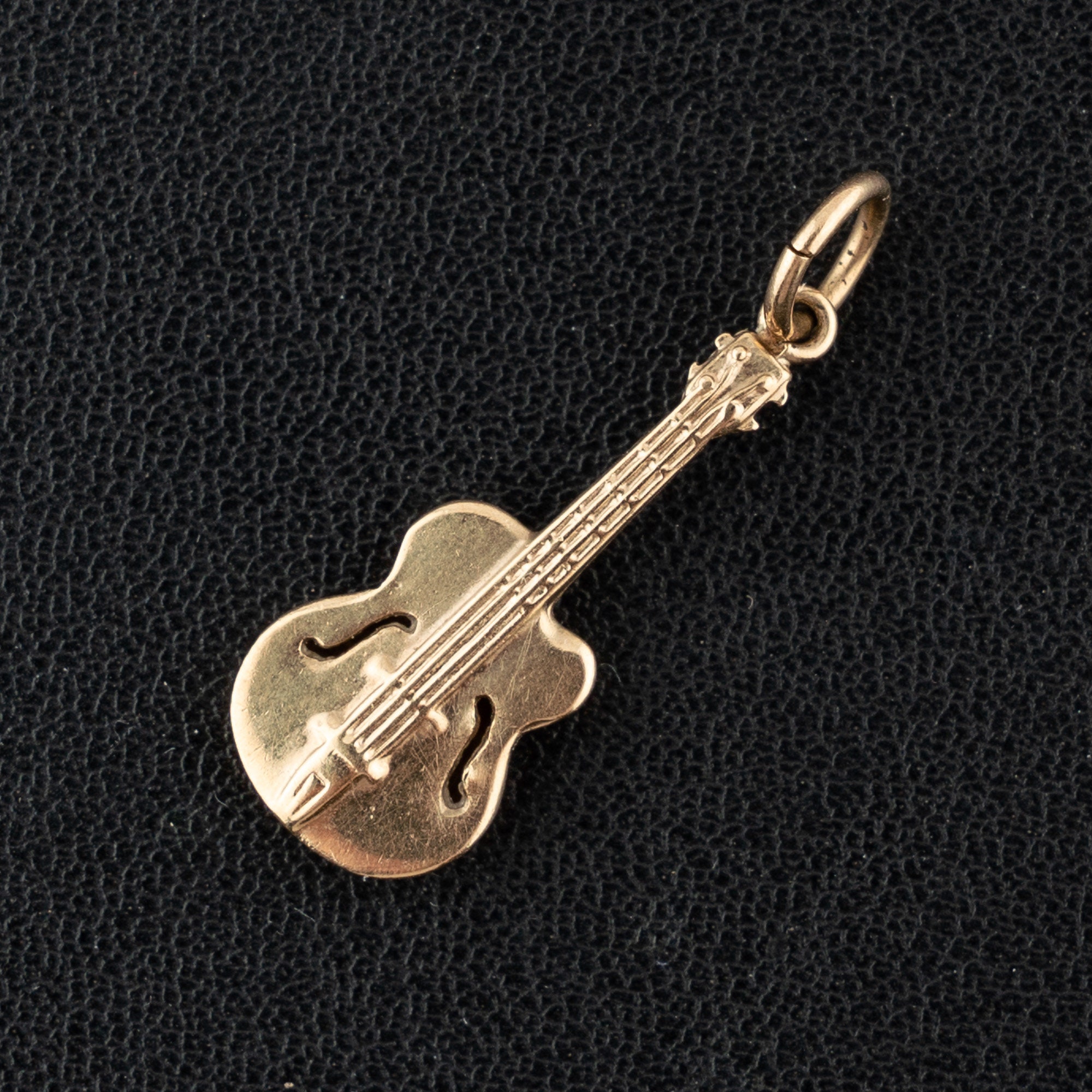 9ct Gold Electric Guitar Charm – Vintage C1970s - 45th birthday