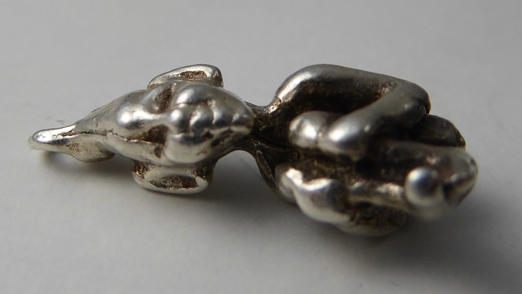 Silver Cornish Pixie Charm / Sterling / Vintage / Bracelet