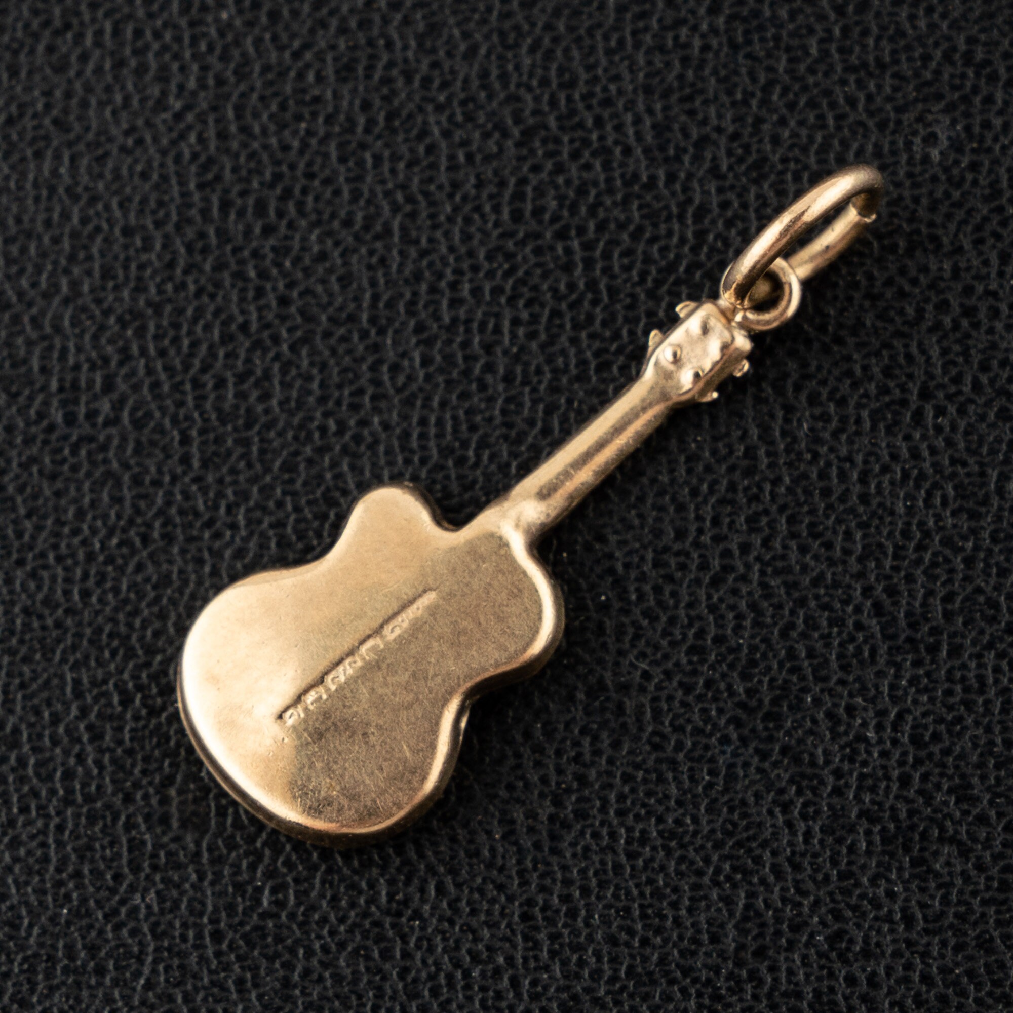 9ct Gold Electric Guitar Charm – Vintage C1970s - 45th birthday