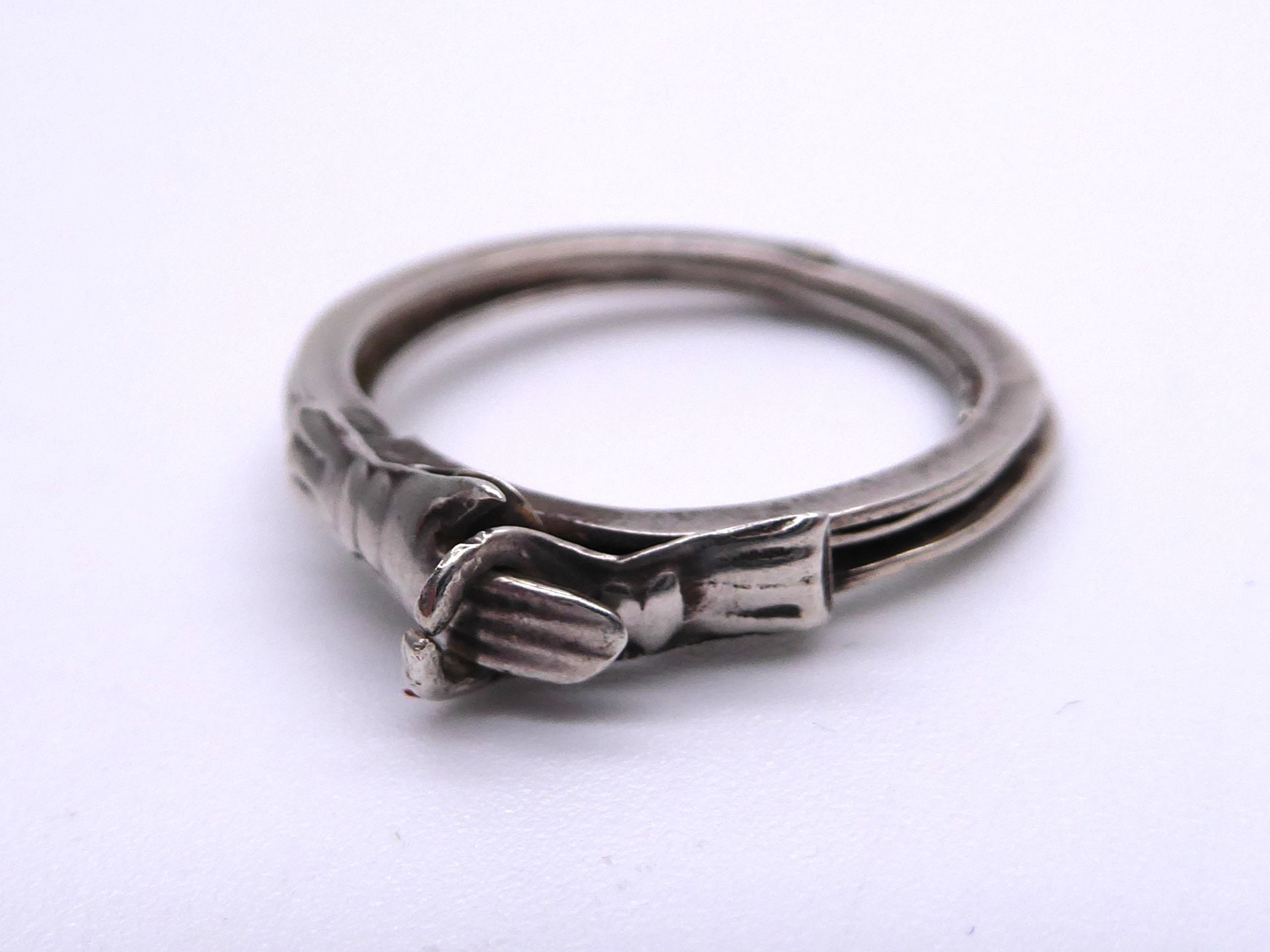 Two Hands One Heart Gimmal Ring | atelier-yuwa.ciao.jp