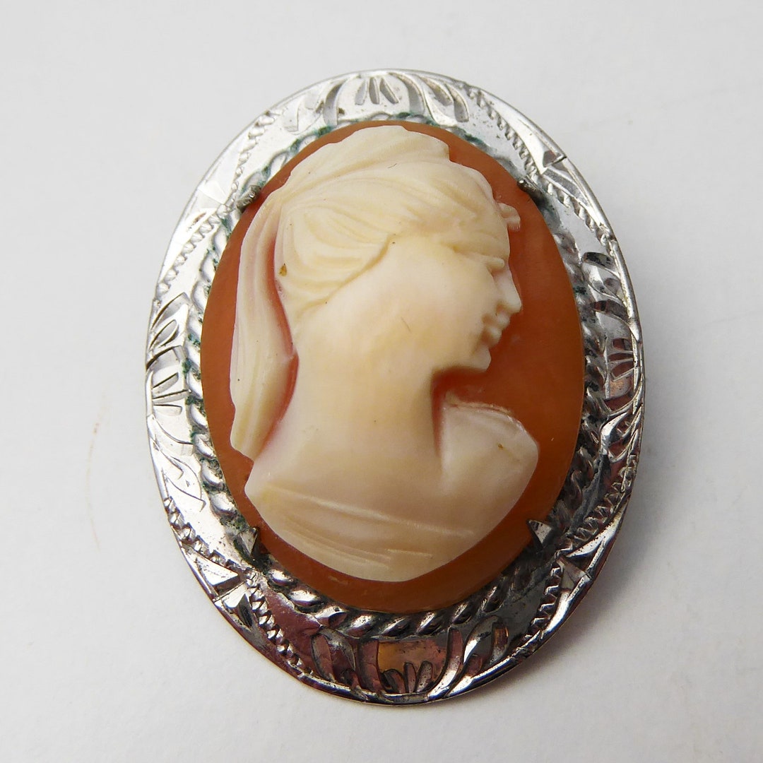 Vintage C1970s Sterling Silver Ward Brothers Signed Cameo - Etsy France