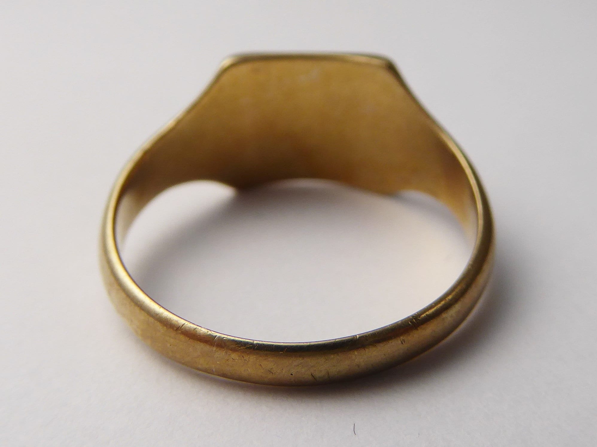 Vintage Henry Griffiths & Sons Ltd 9ct Yellow Gold Pinky Signet Ring ...