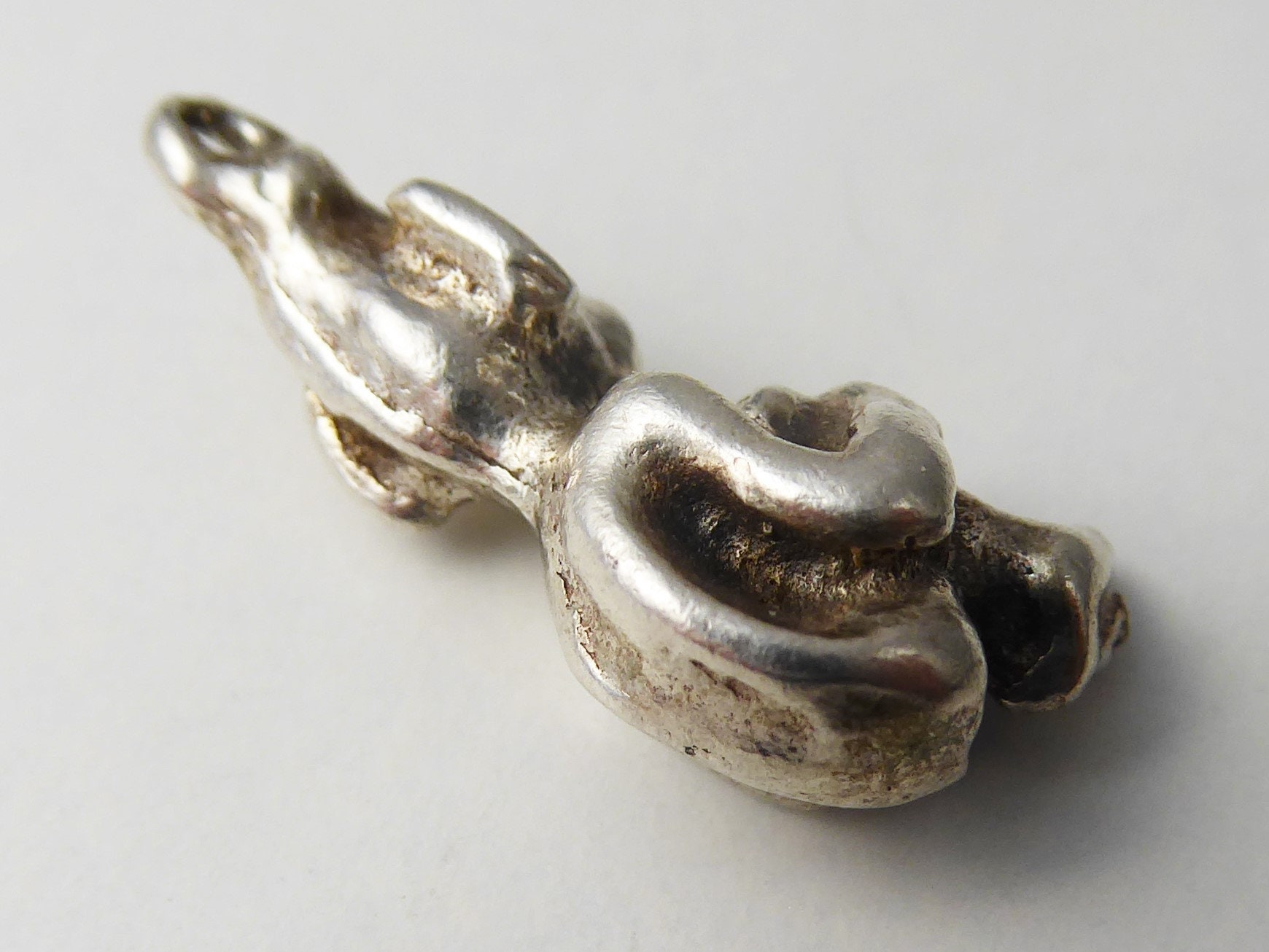 Silver Cornish Pixie Charm / Sterling / Vintage / Bracelet