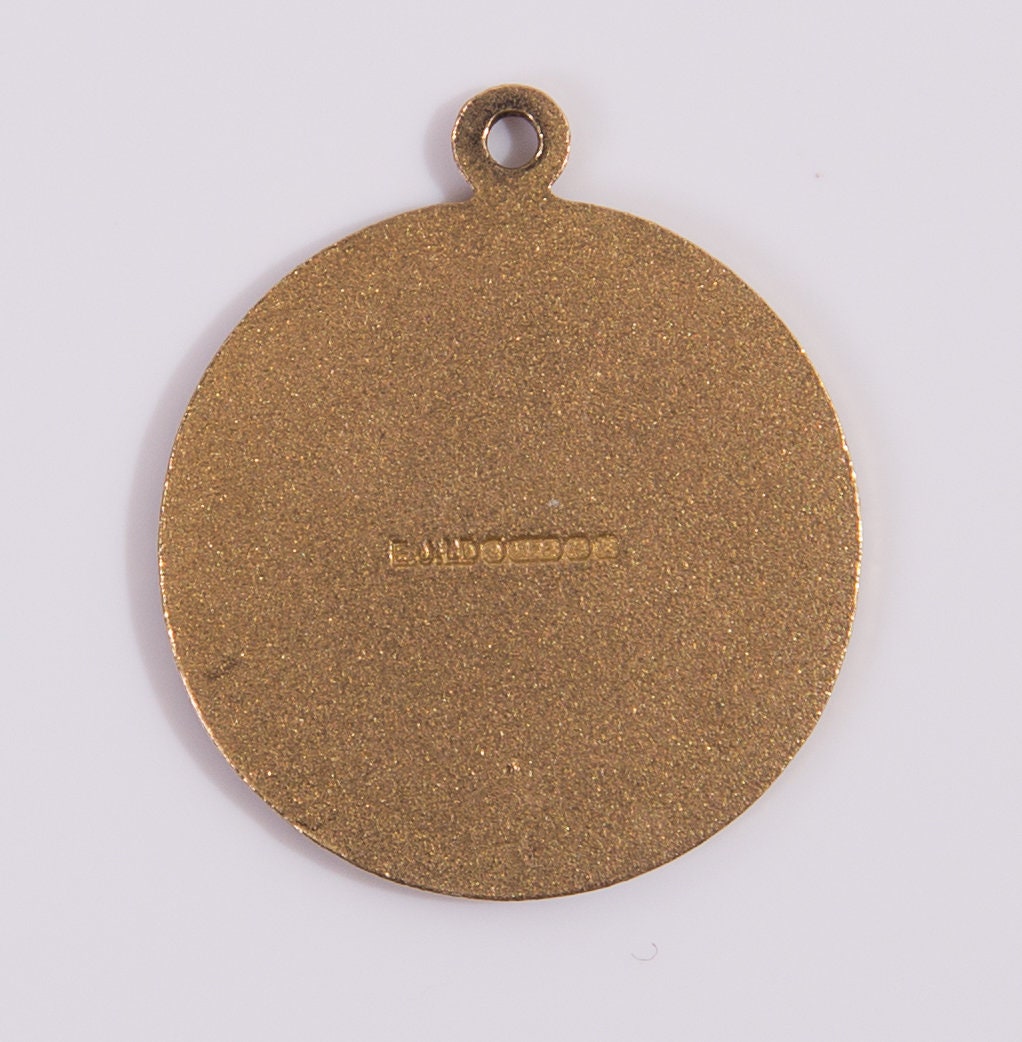 Vintage C1960s 9ct Yellow Gold Libra Scales Charm