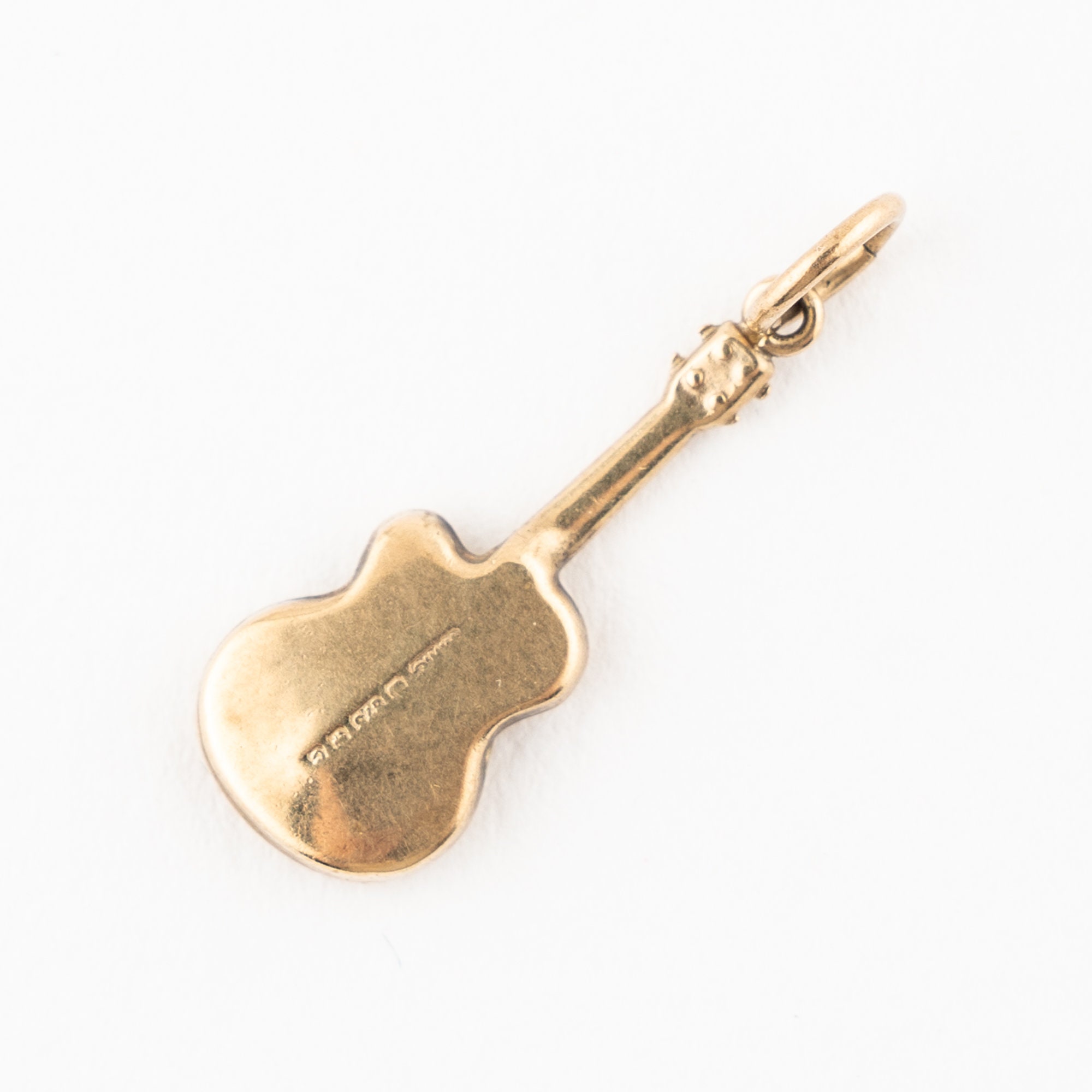 9ct Gold Electric Guitar Charm – Vintage C1970s - 45th birthday