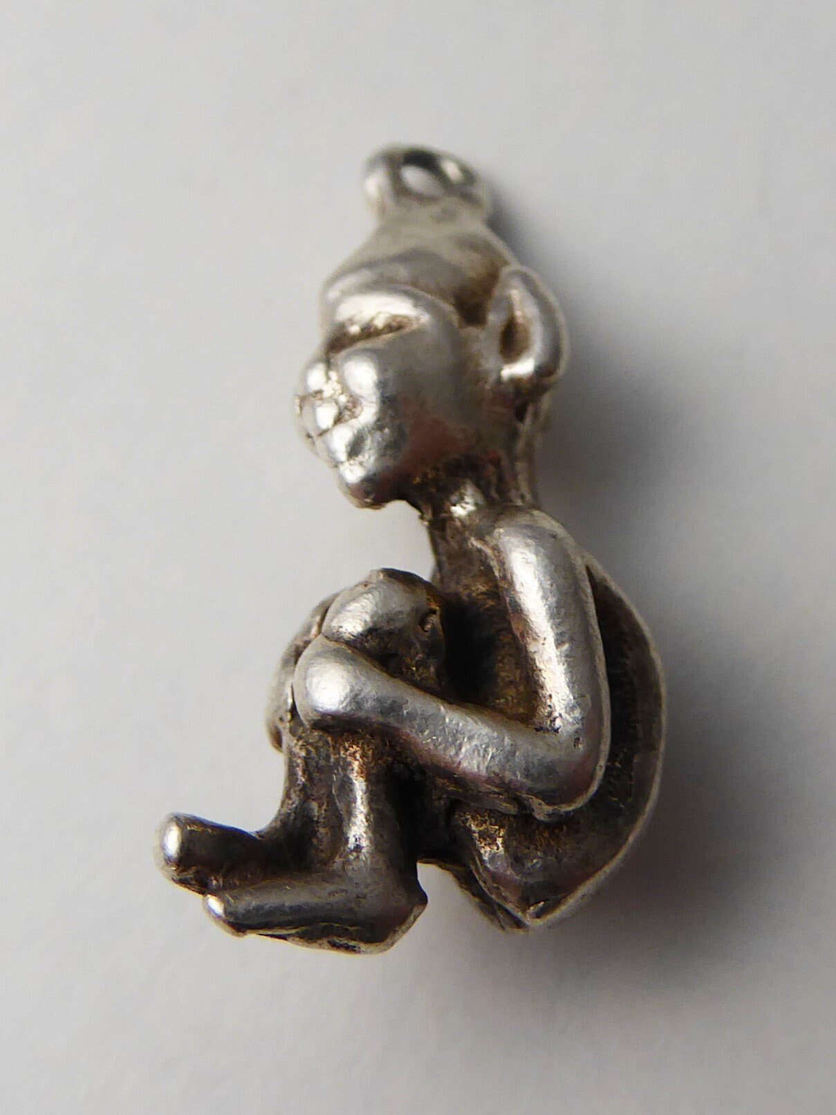 Silver Cornish Pixie Charm / Sterling / Vintage / Bracelet