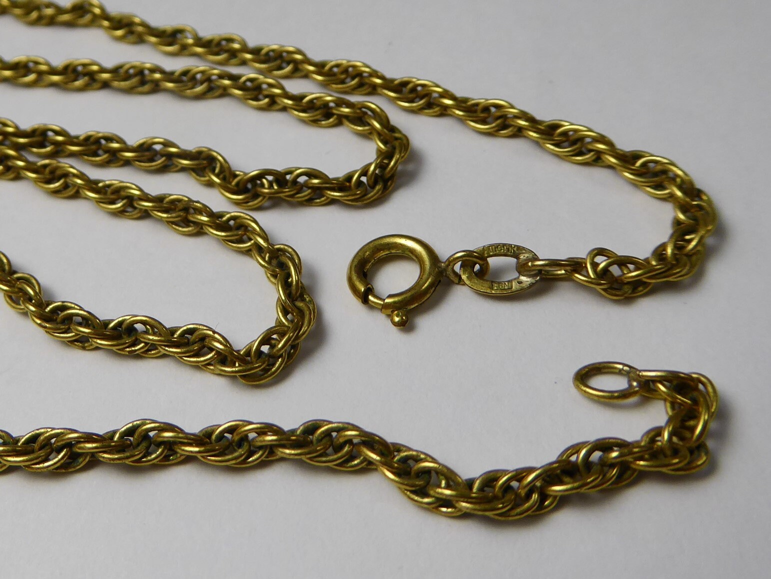 Antique Victorian Rolled Gold Chain & Locket