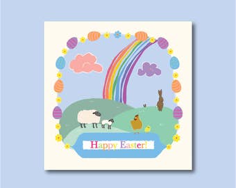 Easter card | Etsy