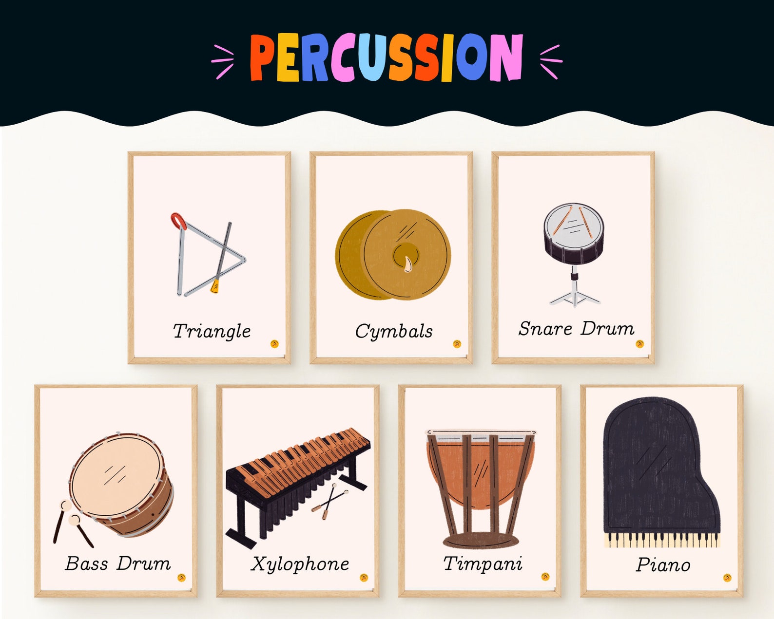 Orchestral Instruments Classroom Poster Set | Music Class Decor | Music ...