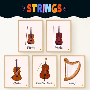 Orchestral Instruments Classroom Poster Set | Music Class Decor | Music ...