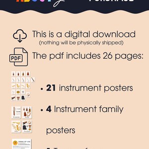 Orchestral Instruments Classroom Poster Set | Music Class Decor | Music ...