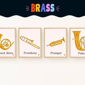 Orchestral Instruments Classroom Poster Set | Music Class Decor | Music ...