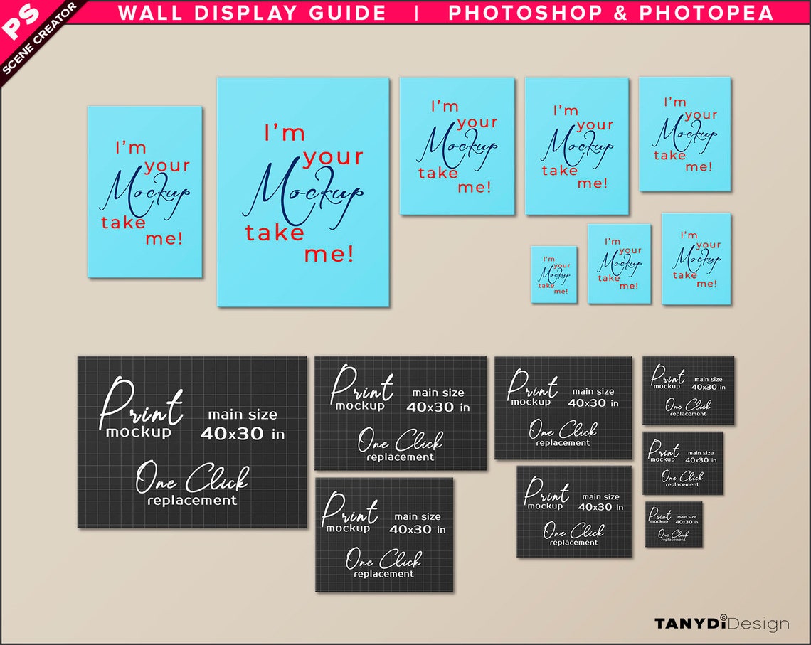 8 Sizes Wall Display Guide 30x40 20x30 20x24 18x24 16x20 - Etsy