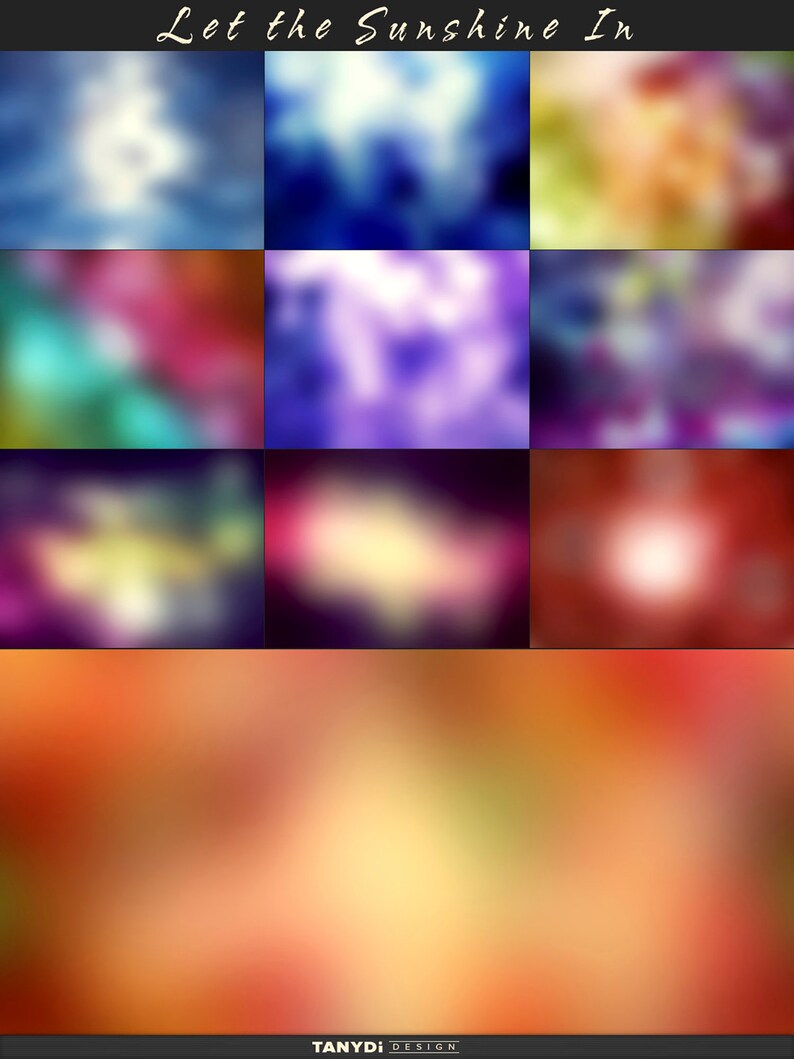 Blur Lights & Haze Toning Effects Photo Overlays Let the - Etsy