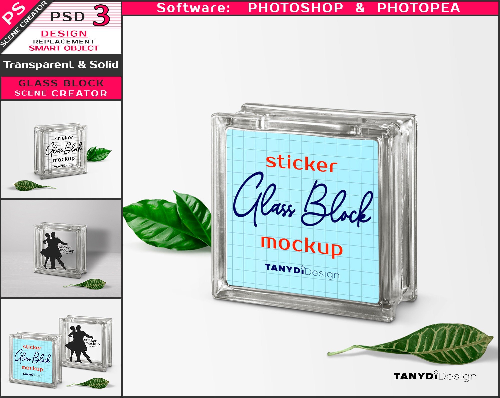 Transparent Glass Psd