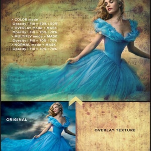 Photo Overlay Textures 10 JPG Vintage Nostalgia Set-1, Photo Retouch ...