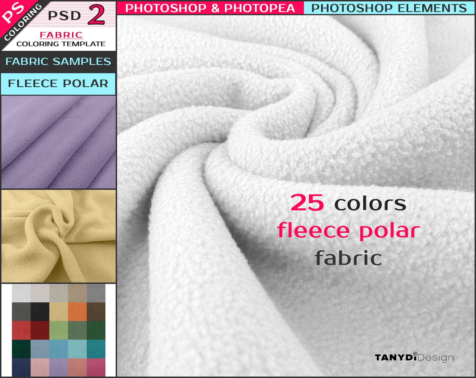 Fabric Samples Coloring 25 Fleece Polar Fabric Colors Fabric - Etsy Israel