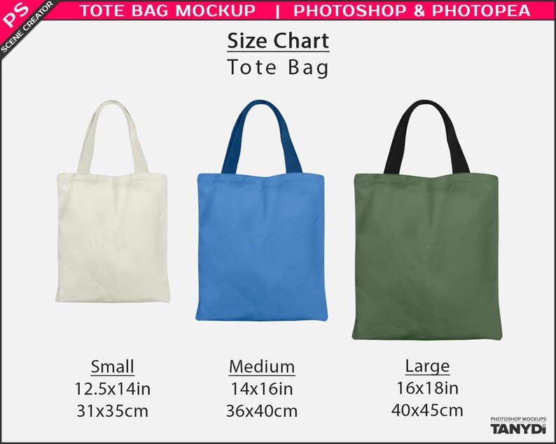 Rectangle Tote Bag With Fabric Handles, Cotton Fabric Tote on Sofa ...