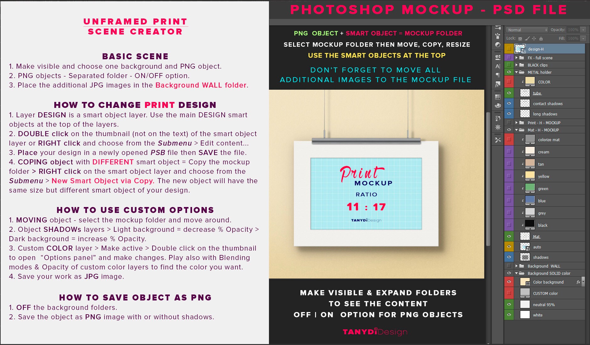 11x17 Poster on Wall Photoshop Print Mockup Vertical & - Etsy