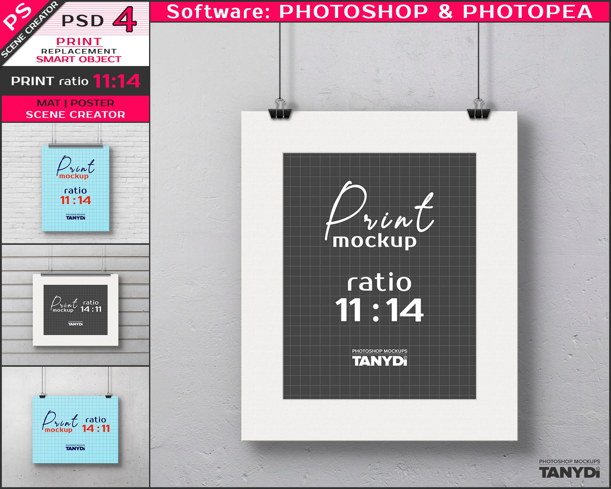 11×17 Poster Template Photoshop