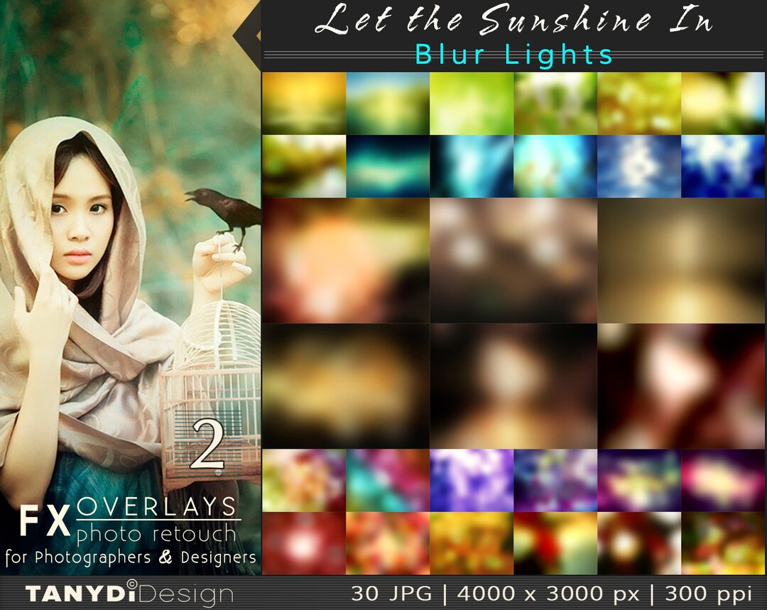 Blur Lights & Haze Toning Effects Photo Overlays Let the - Etsy