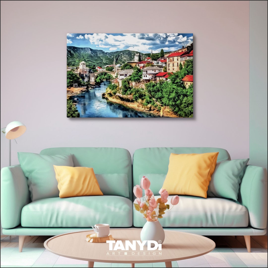 Stari Most Bosnia, Mostar Bridge, Old City of Mostar Scenery, Landscape ...